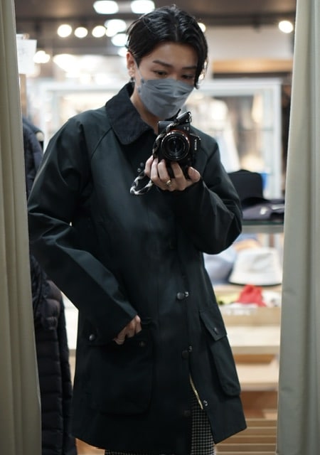 ＜Barbour＞着丈の長さ★★★★☆｜BEAMS F（ビームスF）｜BEAMS