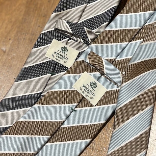 〈LUIGI BORRELLI〉striped tie｜ビームスF／インターナショナルギャラリー ビームス｜BEAMS